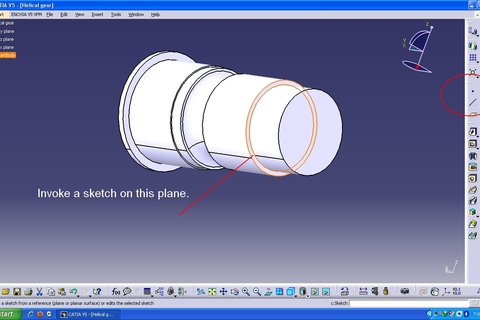 Tutorial:Modeling a helical gear in Catia V5. - GrabCAD