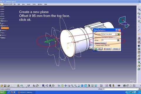 Tutorial:Modeling a helical gear in Catia V5. - GrabCAD