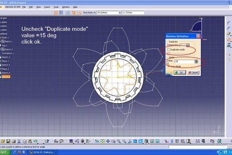 Tutorial:Modeling a helical gear in Catia V5. - GrabCAD