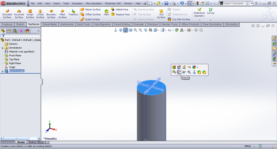 Tutorial - Modeling Unified screw threads on bolt in SolidWorks? - GrabCAD
