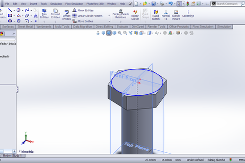 Tutorial - Modeling Unified screw threads on bolt in SolidWorks? - GrabCAD