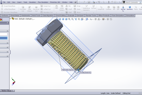Tutorial - Modeling Unified screw threads on bolt in SolidWorks? - GrabCAD
