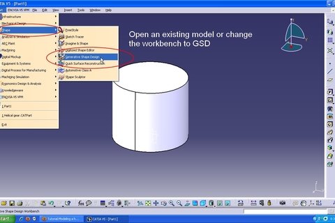 Tutorial: Splitting solid models by using surfaces in Catia V5. - GrabCAD