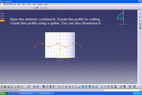 Tutorial: Splitting solid models by using surfaces in Catia V5. - GrabCAD
