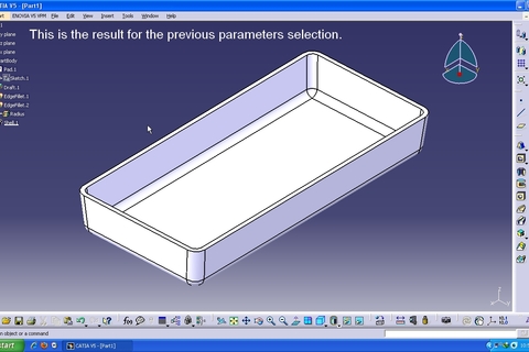 Tutorial: Using Shell function in Catia V5. - GrabCAD