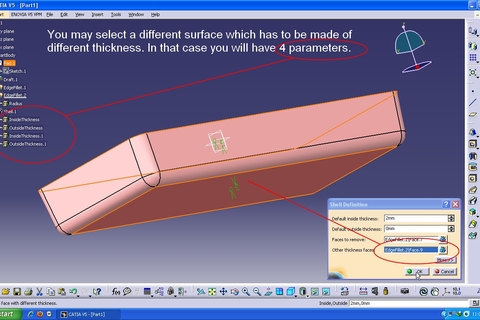 Tutorial: Using Shell function in Catia V5. - GrabCAD