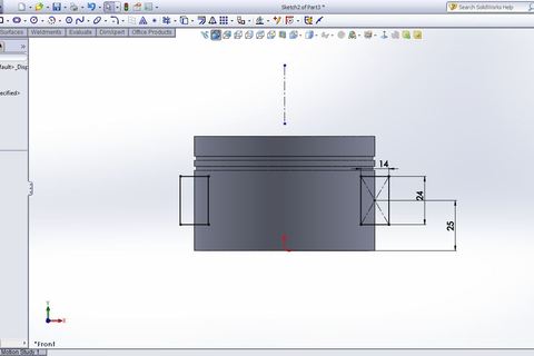 Tutorial how to make engine part 7 - GrabCAD