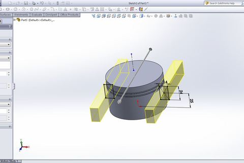 Tutorial how to make engine part 7 - GrabCAD