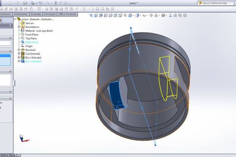 Tutorial how to make engine part 7 - GrabCAD
