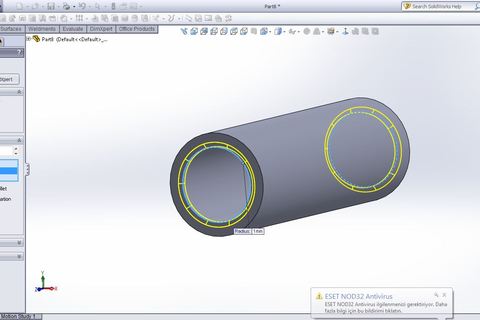 Tutorial how to make engine part 9 - GrabCAD