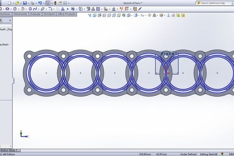Tutorial how to make engine part 10 - GrabCAD