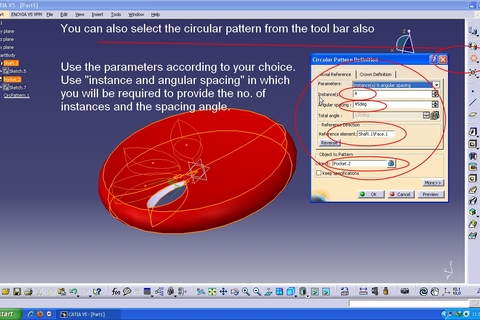 Tutorial: Using circular pattern in Catia V5. - GrabCAD