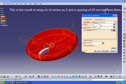 Tutorial: Using circular pattern in Catia V5. - GrabCAD