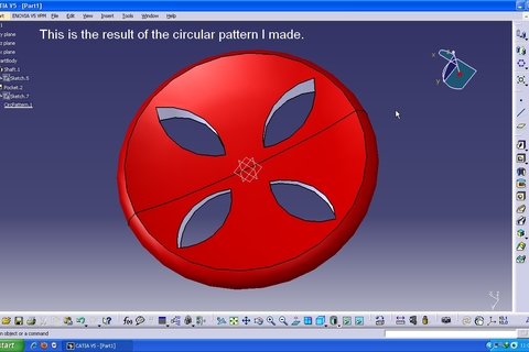 Tutorial: Using circular pattern in Catia V5. - GrabCAD