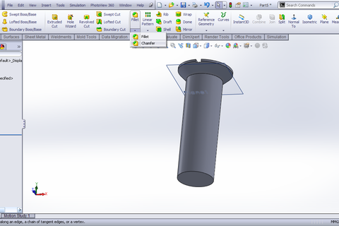 Tutorial - Modeling flat counter sunk Bolt in SolidWorks? - GrabCAD