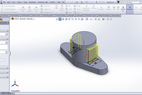 Tutorial - Modeling guide bracket in SolidWorks? - GrabCAD