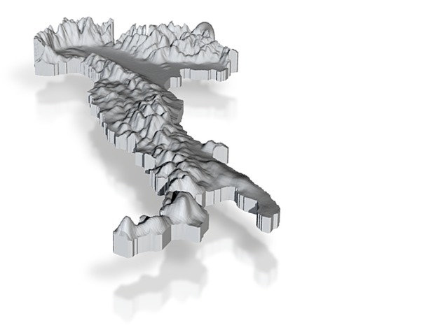 Italy map 3d model | GrabCAD Questions