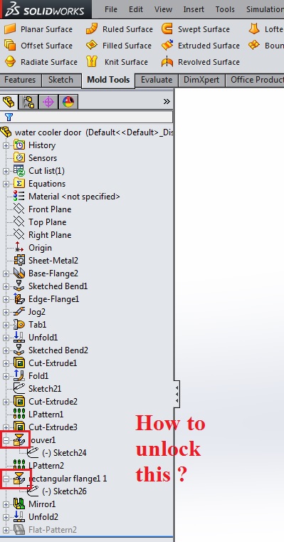 unlock ? | GrabCAD Questions