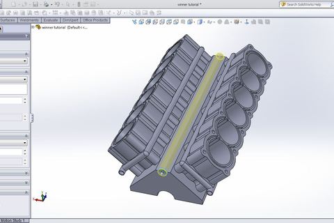 Tutorial how to make engine part 13 - GrabCAD