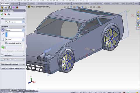How to make a car with Some simple operations in solidworks ? - GrabCAD