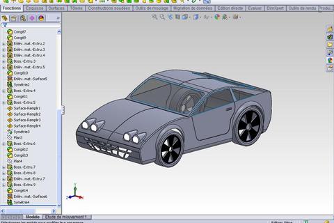 How to make a car with Some simple operations in solidworks ? - GrabCAD