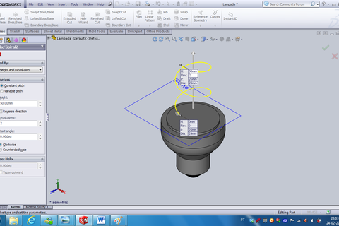 How to model a Light Bulb using Solidworks - GrabCAD