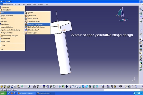 Tutorial: How to model a bolt with visible threads in Catia V5? - GrabCAD