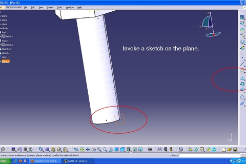 Tutorial: How to model a bolt with visible threads in Catia V5? - GrabCAD