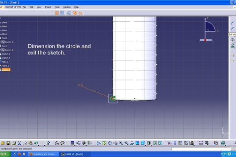 Tutorial: How to model a bolt with visible threads in Catia V5? - GrabCAD