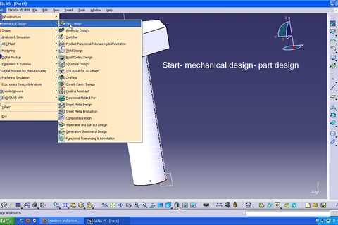 Tutorial: How to model a bolt with visible threads in Catia V5? - GrabCAD