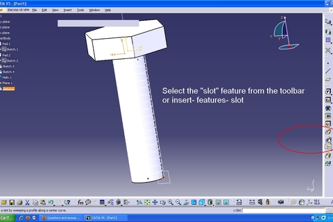 Tutorial: How to model a bolt with visible threads in Catia V5? - GrabCAD