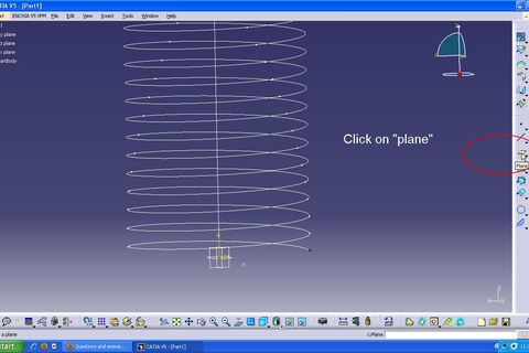 Tutorial: How to model helical spring in Catia V5? - GrabCAD