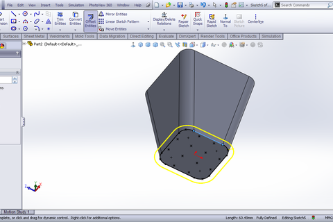 Tutorial - Modeling cylinder head fins in SolidWorks? - GrabCAD