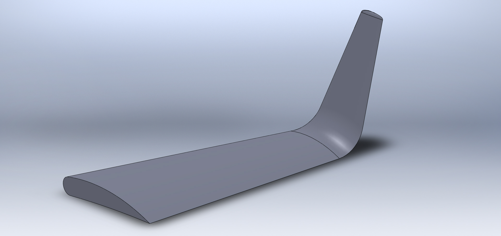 How do you make a winglet in SolidWorks? | GrabCAD Questions
