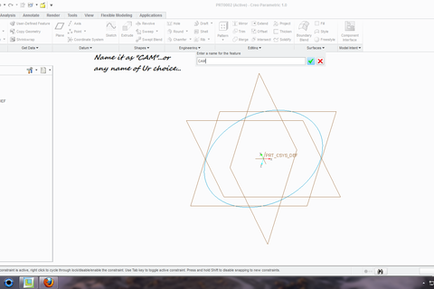 How to create a CAM profile using relations in pro-Engineer/Creo-parametric? - GrabCAD