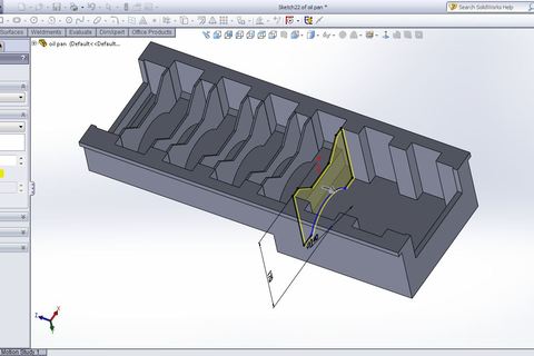 Tutorial how to make engine part 19 - GrabCAD