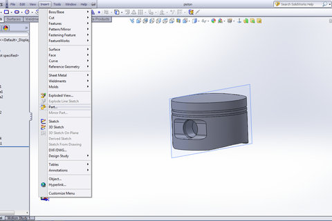 Tutorial how to make engine part 24 - GrabCAD