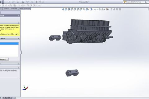 Tutorial how to make engine part 25 - GrabCAD