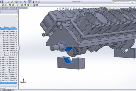 Tutorial how to make engine part 25 - GrabCAD