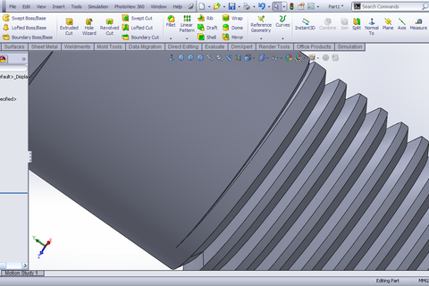 How to model Bolt with terminating thread in SolidWorks? - GrabCAD
