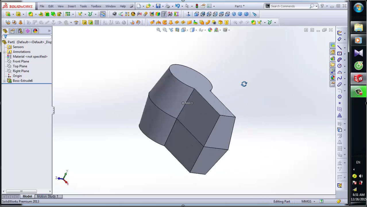 SOLIDWORKS for beginner: Extrude | GrabCAD Tutorials