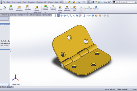 Tutorial - Mating Hinge in SolidWorks? - GrabCAD