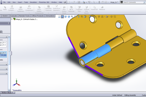Tutorial - Mating Hinge in SolidWorks? - GrabCAD