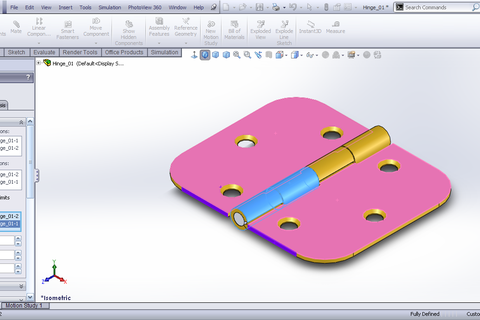 Tutorial - Mating Hinge in SolidWorks? - GrabCAD