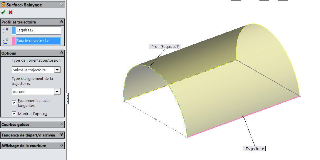 How To Use Boundary Surface Function In Solidwork Grabcad Tutorials