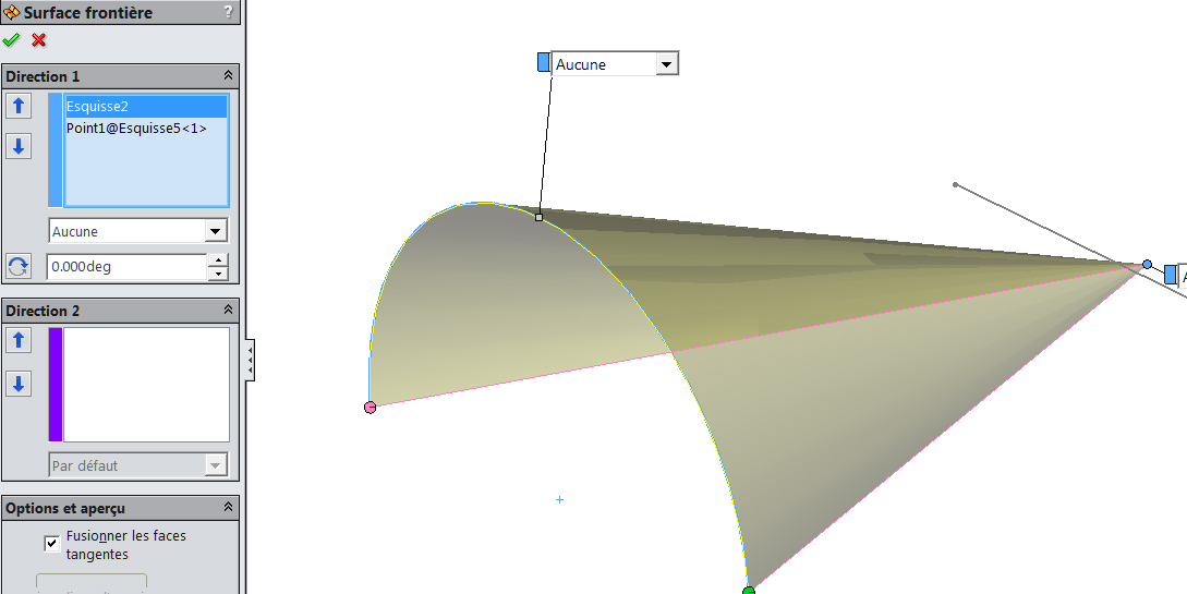 How To Use Boundary Surface Function In Solidwork Grabcad Tutorials