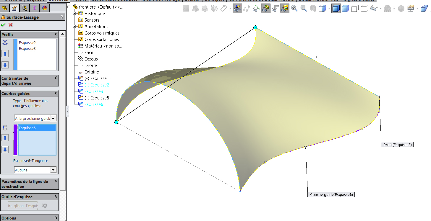 How To Use Boundary Surface Function In Solidwork Grabcad Tutorials