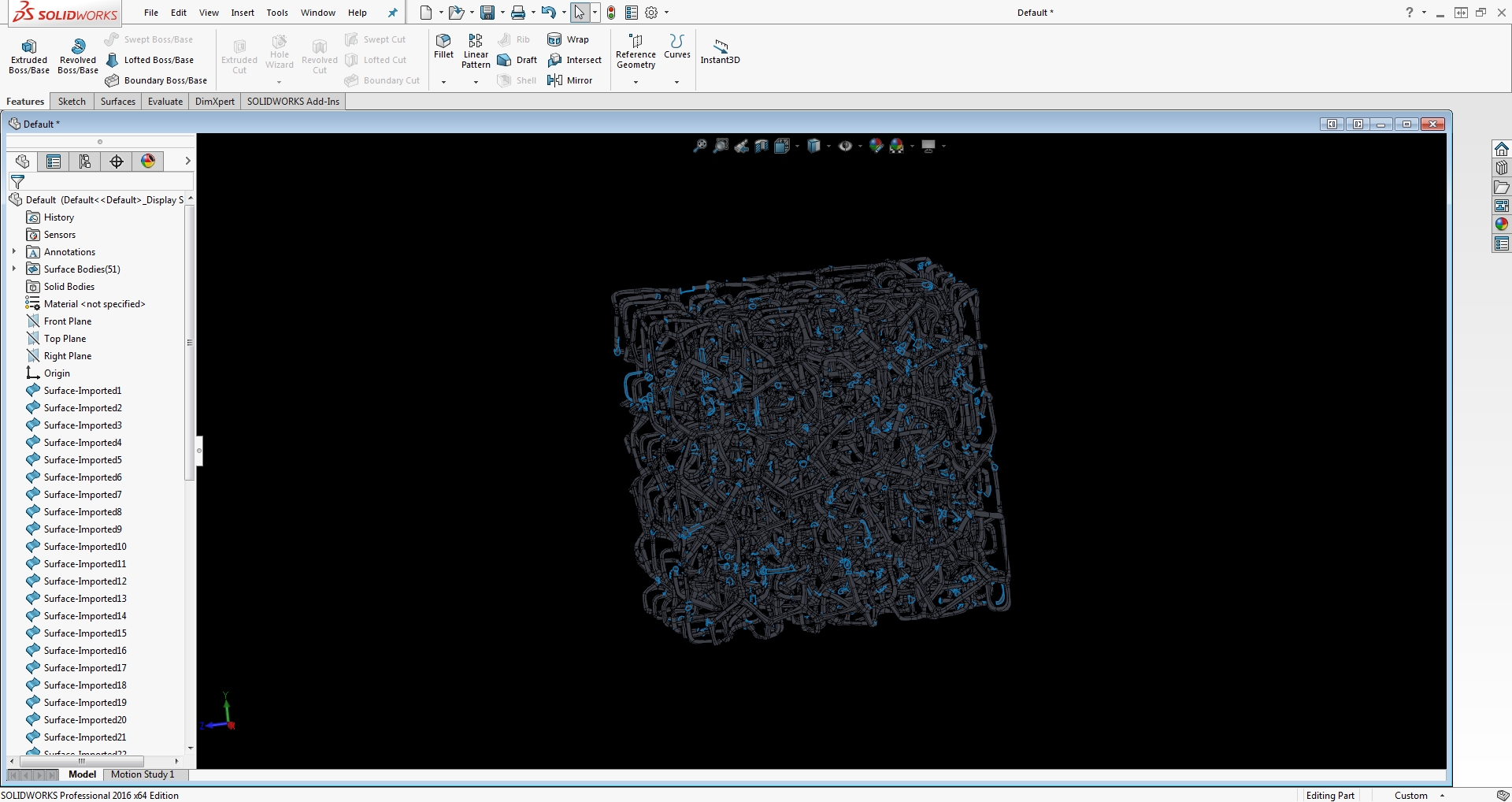How To Convert Stl Porous Structure Into Iges Format Grabcad Questions