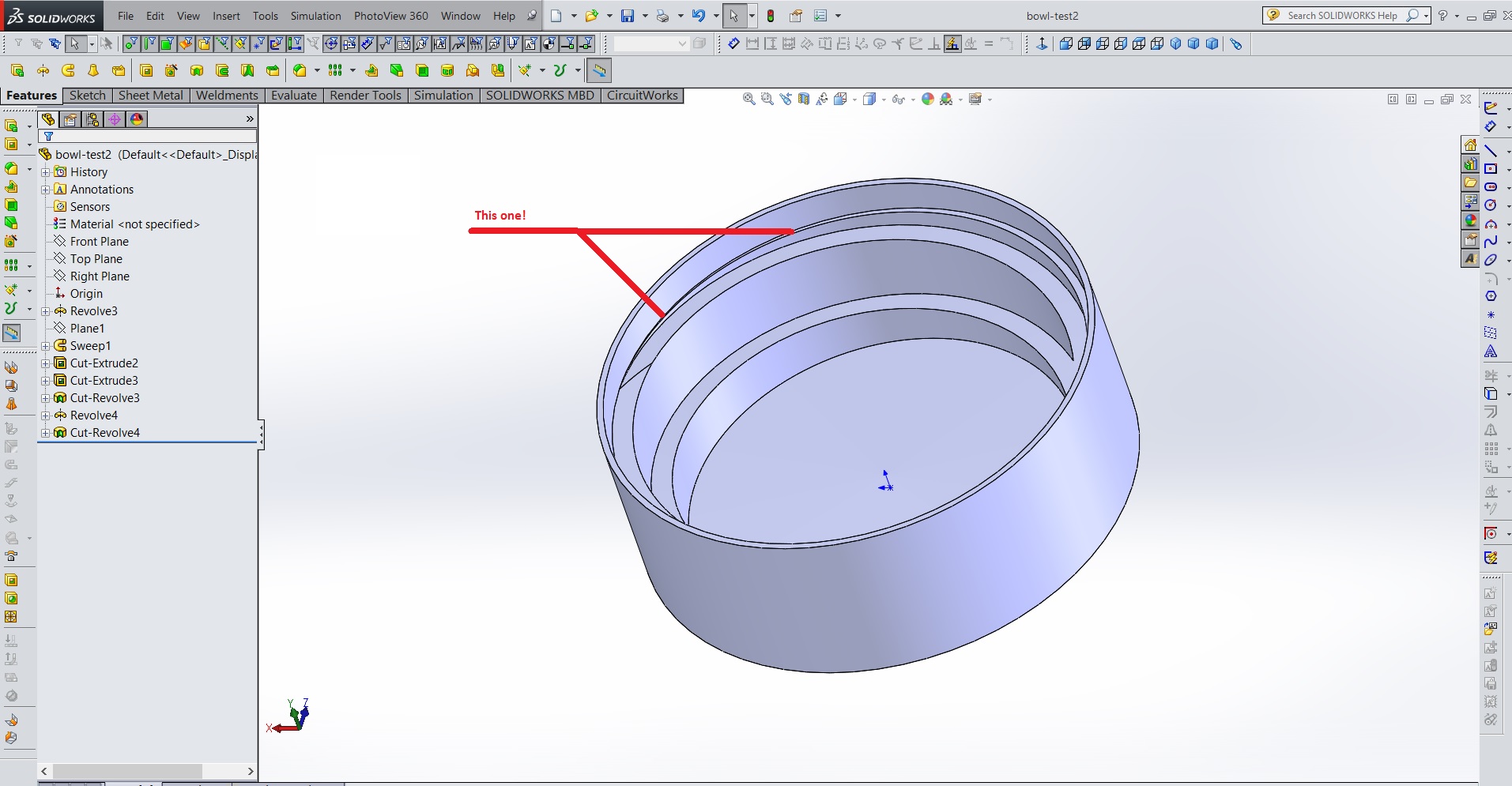 How to make the channels for feeder's bowl? | GrabCAD Questions