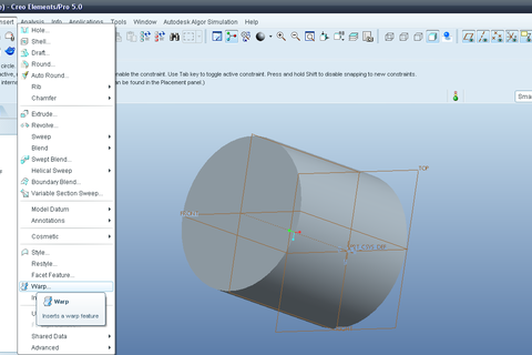 Tutorial - Stretch feature in Creo Elements aka Pro/E? - GrabCAD